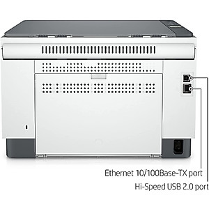 HP Laserjet MFP M234dw Wireless Monochrome All-in-One Laser Printer, Print Scan Copy,600x600 dpi, 30ppm, Auto Duplex Printing, 1.27" LCD Display, Wi-Fi, Ethernet - WULIC Printer Cable