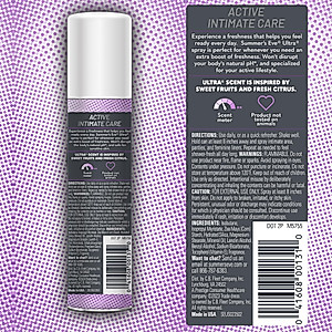 Summer's Eve Ultra Daily Active Feminine Spray, 2 oz