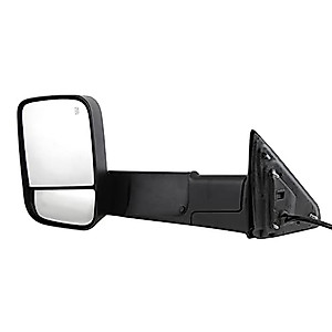 Garage-Pro Mirror Compatible with 2013-2018 Ram 1500, Fits 2013-2018 Ram 2500, Fits 2012-2018 Ram 3500 Towing Mirror, Driver Side, Heated, Power Glass, Blind Spot Glass, In-housing Signal Light