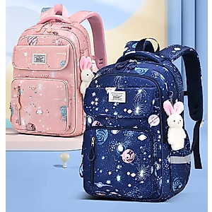 HUIHSVHA Laptop Backpack, Large Capacity College School Bag, Casual Travel Daypack Bookbag for Boys Girls Students