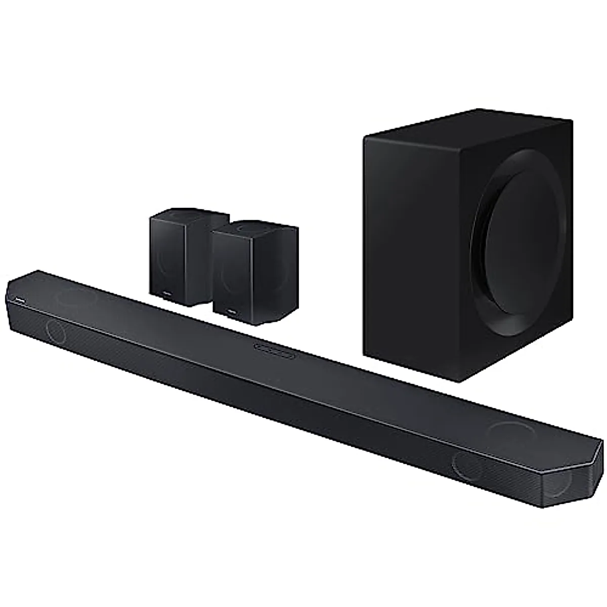 SAMSUNG 11.1.4 ch. Wireless Dolby Atmos Soundbar and Rear Speakers, HW-Q990C (2023) Bundle with 2 Year CPS Enhanced Protection Pack