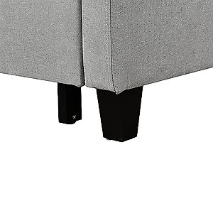 ERYE Light Gray Queen Size with 2 Pillows, 68.5"