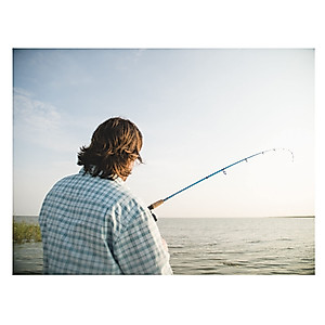 Temple Fork Outfitters TFO 3-Piece Angler Fast Action Freshwater/Saltwater Fishing Spinning Rods, 7ft H 3pc