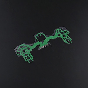 3pcs Conductive Film Replacement Handle Keypad Repair Pads Flexible Controller Membrane Conductive Film Compatible with PS4 Controller JD-M-001 JD-M-010 JD-M-011