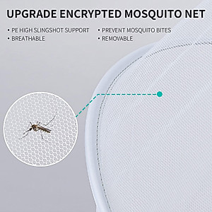DUOMI Mosquito Net for Stroller,Encrypted Stroller Mosquito Net Full Cover with Double Zipper, Breathable & Foldable Netting for Baby Stroller Mosquito Net