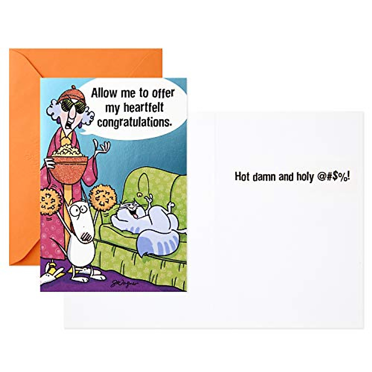 Hallmark Shoebox Maxine All Occasions Card Assortment (6 Cards with Envelopes), Model:1599RZG1001