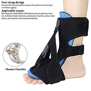 CUCUFA Plantar Fasciitis Night Splint, Plantar Fasciitis Relief Brace Foot Support for Plantar Fasciitis Treatment Heel Achilles Tendonitis Pain Relief for Men Women (Pink)