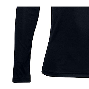 Under Armour boys Tech Big Logo Long-Sleeve T-shirt , Black (001)/White , Youth X-Large