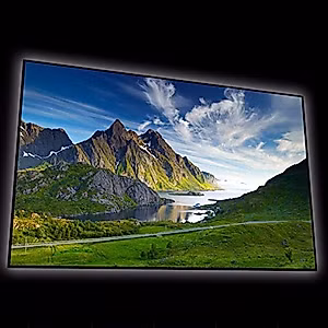 FZZDP 2.35:1 Format 4K Thin Bezel Fixed Frame Projection Screen with Cinema Grey Frame Screen ( Size : 250 inch )
