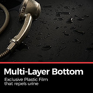 iPrimio Jumbo Cat Kitty Litter Box Trapper Mat 29x27 inches Mat Rug Traps and Catches Litter Through Large Holes, Multi-Layer Bottom Repels Urine, Perfect for Messy Cats