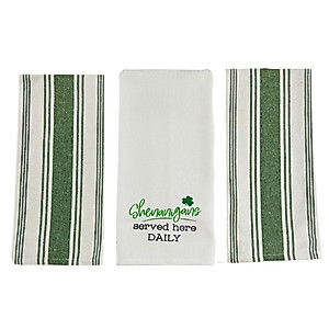 St. Patrick's Day Kitchen Towels: Fun Irish Shenanigans with Plaid Clover All Over Towels (Clover Shenanigans)