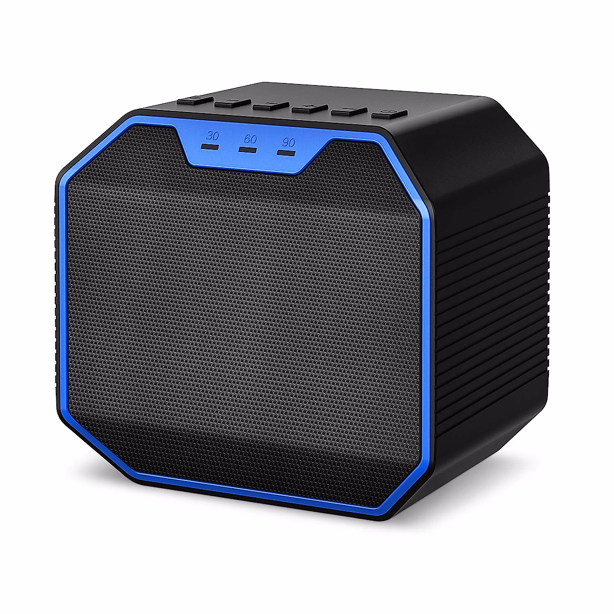 White Noise Machine for Sleeping Sound Machine Baby Kid Adult 26 HiFi Smoothing Sound Auto-Off Timer Memory Function Sleep Therapy for Home Nursery Office Privacy (Black-Blue)