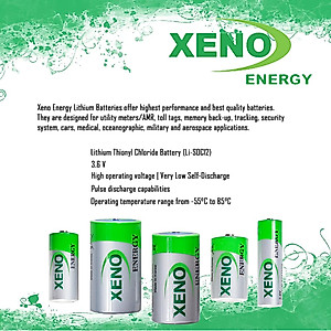 20 x XL-050F Lithium Battery 3.6v 1200mah