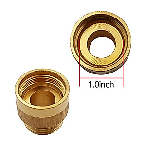 SM01 Vacuum Breaker Adapter Compatible with Arrowhead PK1390 Anti Siphon Valve,Internal Threads Measure 1 inch Diameter,Includes Vinyl Washer