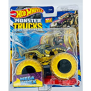 Hot Wheels Monster Trucks - MEGA WREX - Champion Crashers 1/6 - Gold - 2023 Mix 2