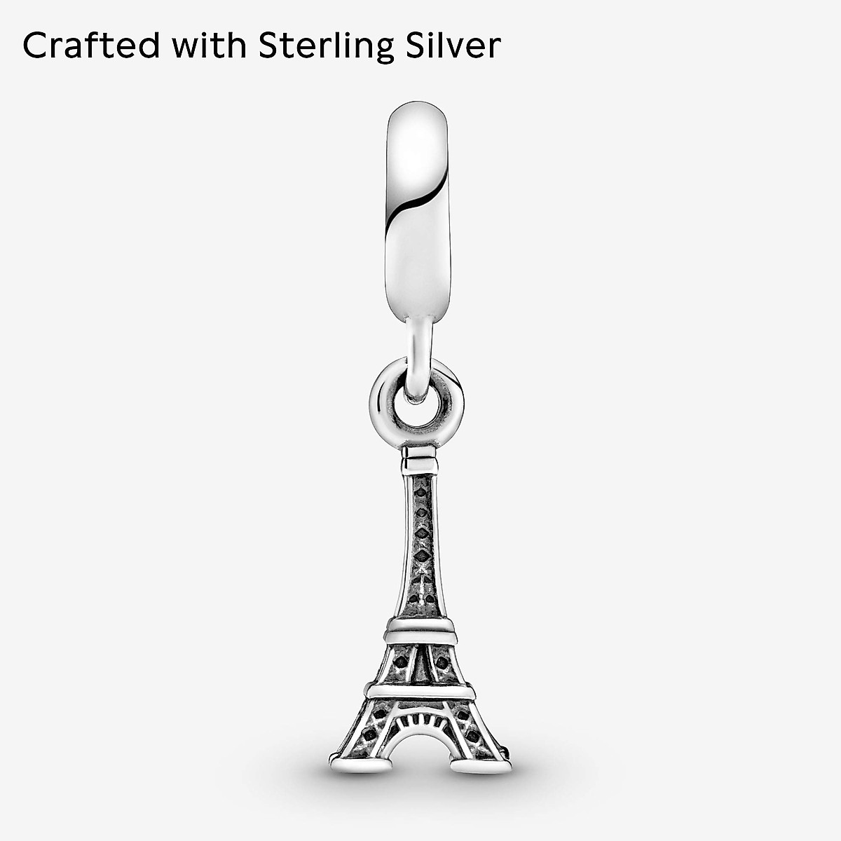 Pandora Jewelry Eiffel Tower Sterling Silver Charm, No Box
