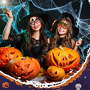 Kanayu 36 Pcs Halloween Glasses Eyeglasses Pumpkin Glasses Halloween Party Favors for Kid Adult Decoration(Pumpkin Style)