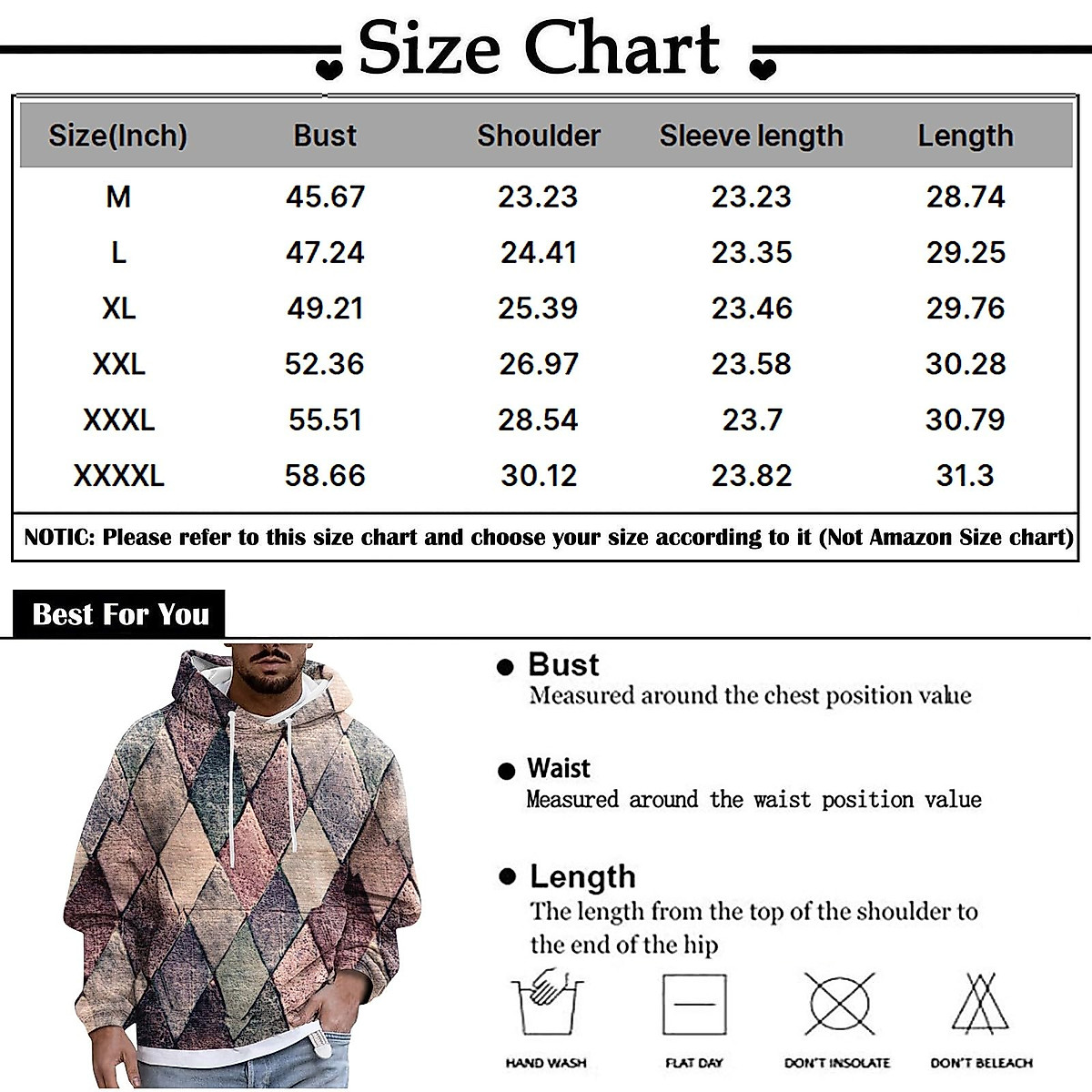 HAVUITYY Graphic Hoodies,Hoodies For Men Workout Hoodies For Men Fashion Fall Fleece Tie Dye Printed Long Sleeve Pullover Plus Size Loose Fit Casual Round Neck Sweatshirt Tops 2023 Orange 2XL