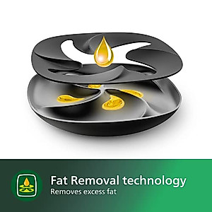 Philips Premium Airfryer XXL with Fat Removal Technology, 3lb/7qt, Black, HD9650/96