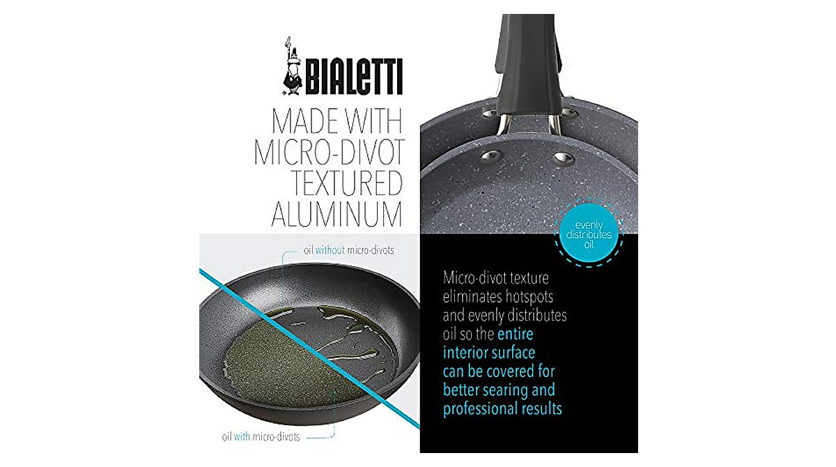 Bialetti Impact Cookware 2-Pack Fry Set - Gray
