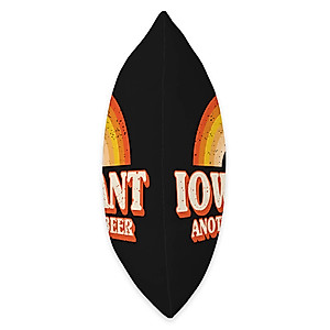 Funny Iowa State Map USA Flag Beer Drinking Beer Distressed Iowa State Map Throw Pillow, 16x16, Multicolor