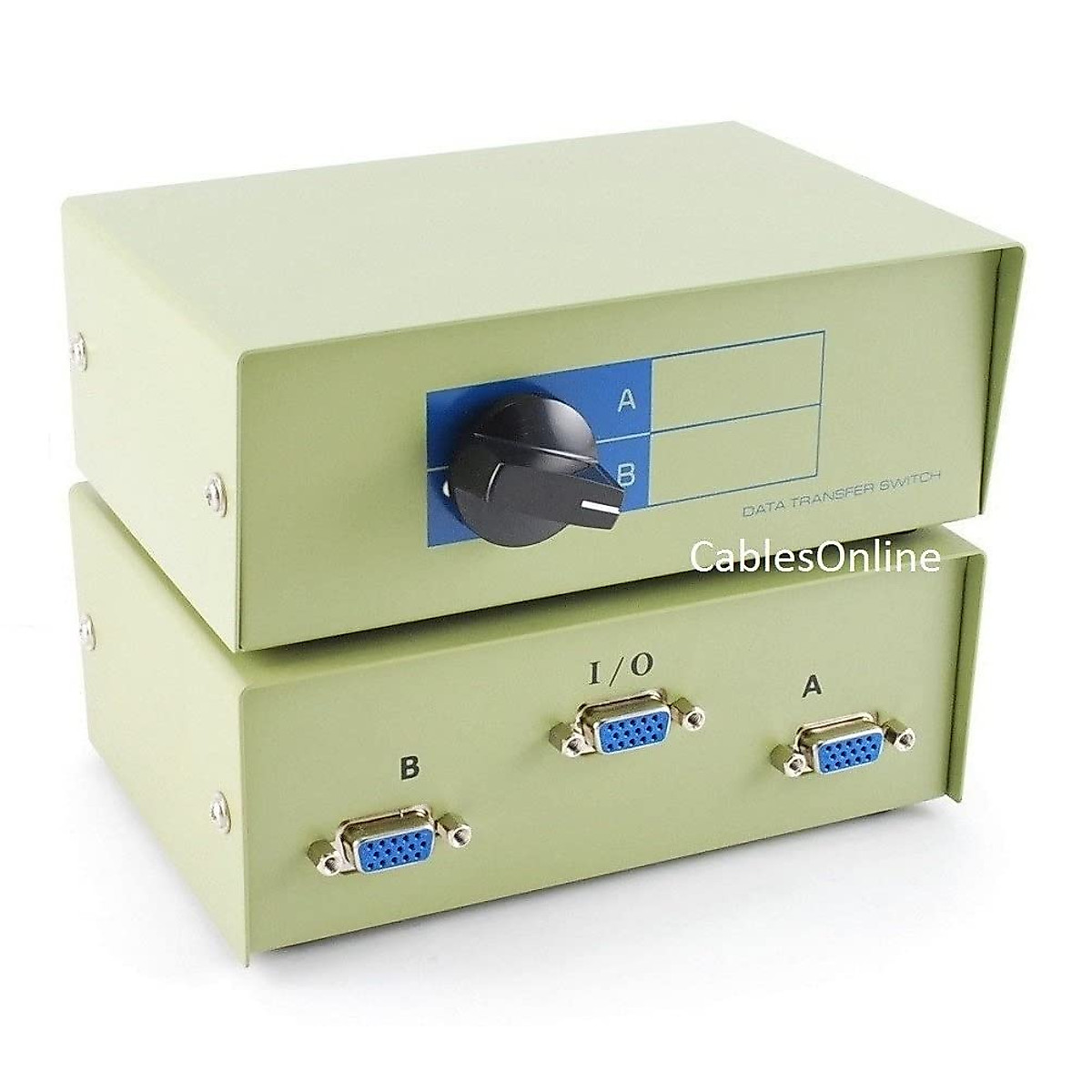 CablesOnline 2-Way VGA (HD15) Manual Switch Box (SB-008)