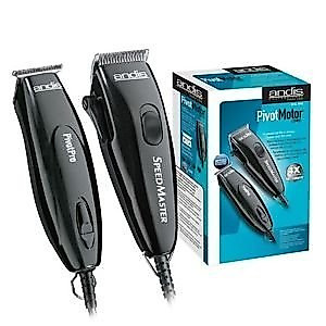 Andis COMBO LIGHTWEIGHT T-BLADE Men's Hair Clippers and Hair Trimmer With 12 Attachment Combs,BONUS FREE OldSpice Body Spray Included