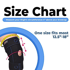 ZOYER Knee Brace for Women and Men, Adjustable Knee Support Brace with Removable Side Stabilizers and Patella Gel Pad, Strong Stability for Joint Pain Relief, Arthritis, Meniscus Tear, ACL, MCL, PCL