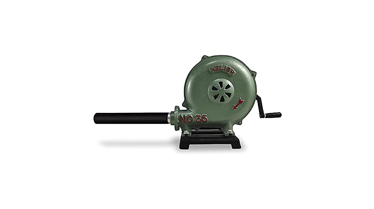 Blacksmith Forge Blower - Manual Air Supply for Blacksmithing & BBQ