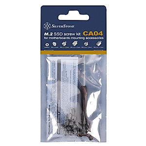 SilverStone Technology CA04 M.2 SSD Screw Kit for Motherboard Accessory Mounting (SST-CA04)