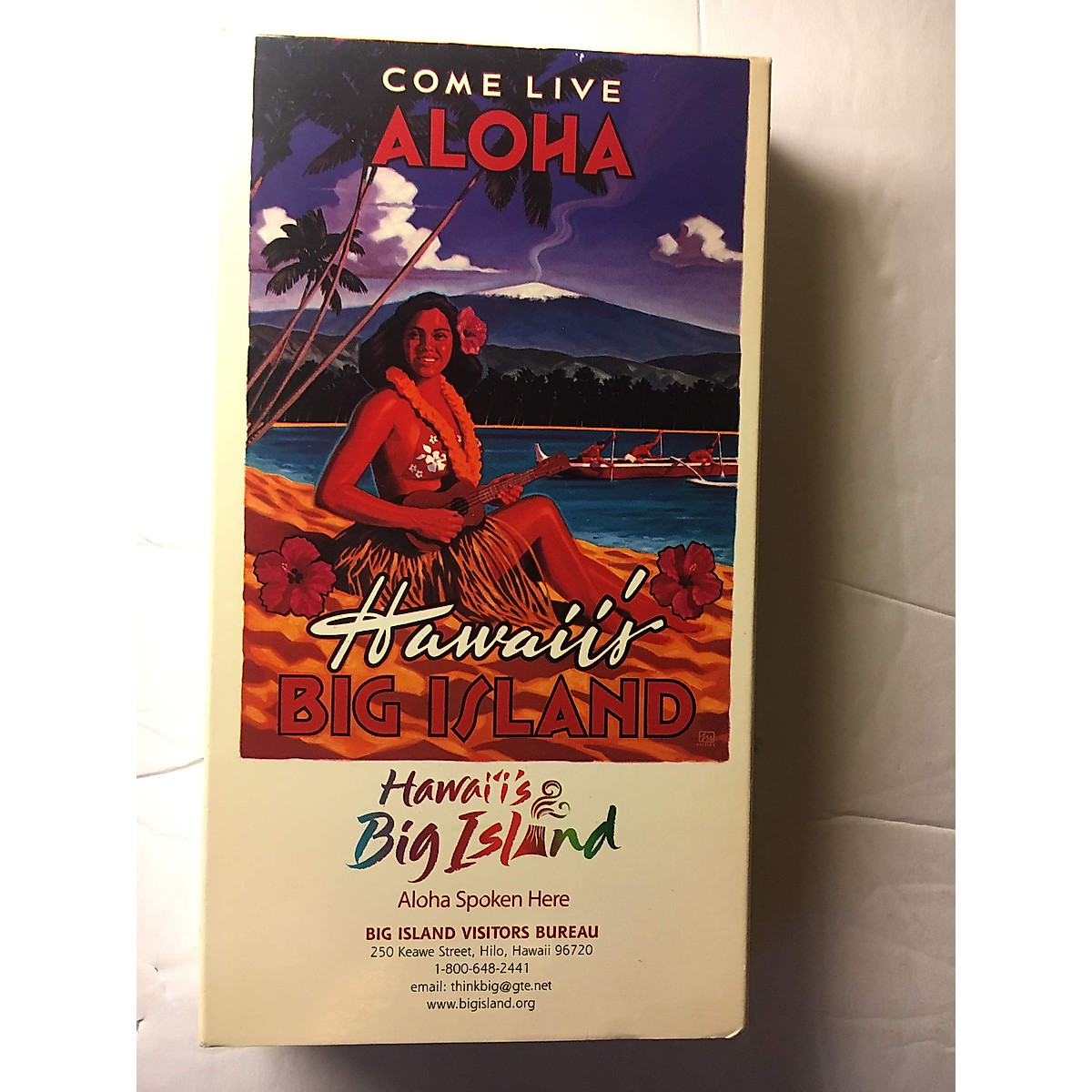 Hawaii's Big Island ~ Aloha Spoken Here VHS Rare Hard to Find Video