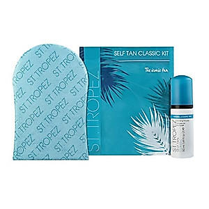 St.Tropez Self Tan Classic Mini Kit, Travel Size, Fake Tan Mousse 1.69 Fl Oz and Applicator Mitt, Vegan, Natural & Cruelty Free