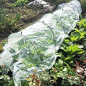 Garden Clips,60PCS Stainless Steel Greenhouse Clamps,Clamps with Strong Grip Heavy Duty for Fixing Shade Cloth or Plant Cover on Garden Hoops Greenhouse Hoops