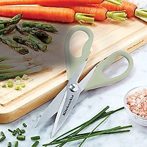 KitchenAid All Purpose Shears with Protective Sheath, 8.72-Inch, Pistachio
