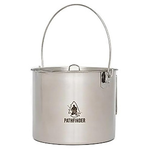 The Pathfinder School Stainless Steel Bush Pot and Lid Set (120 ounce)
