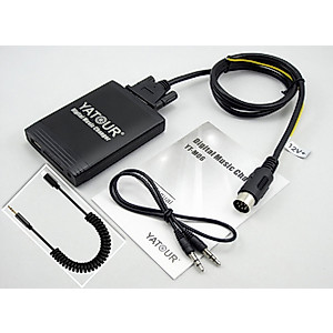 Volvo Stereo AUX Adapter, Digital Car Input Interface with SD Card, MP3 3.5mm AUX in, Music Player for Volvo HU-XXX Series 1995-2009 (M06-VOLHU)