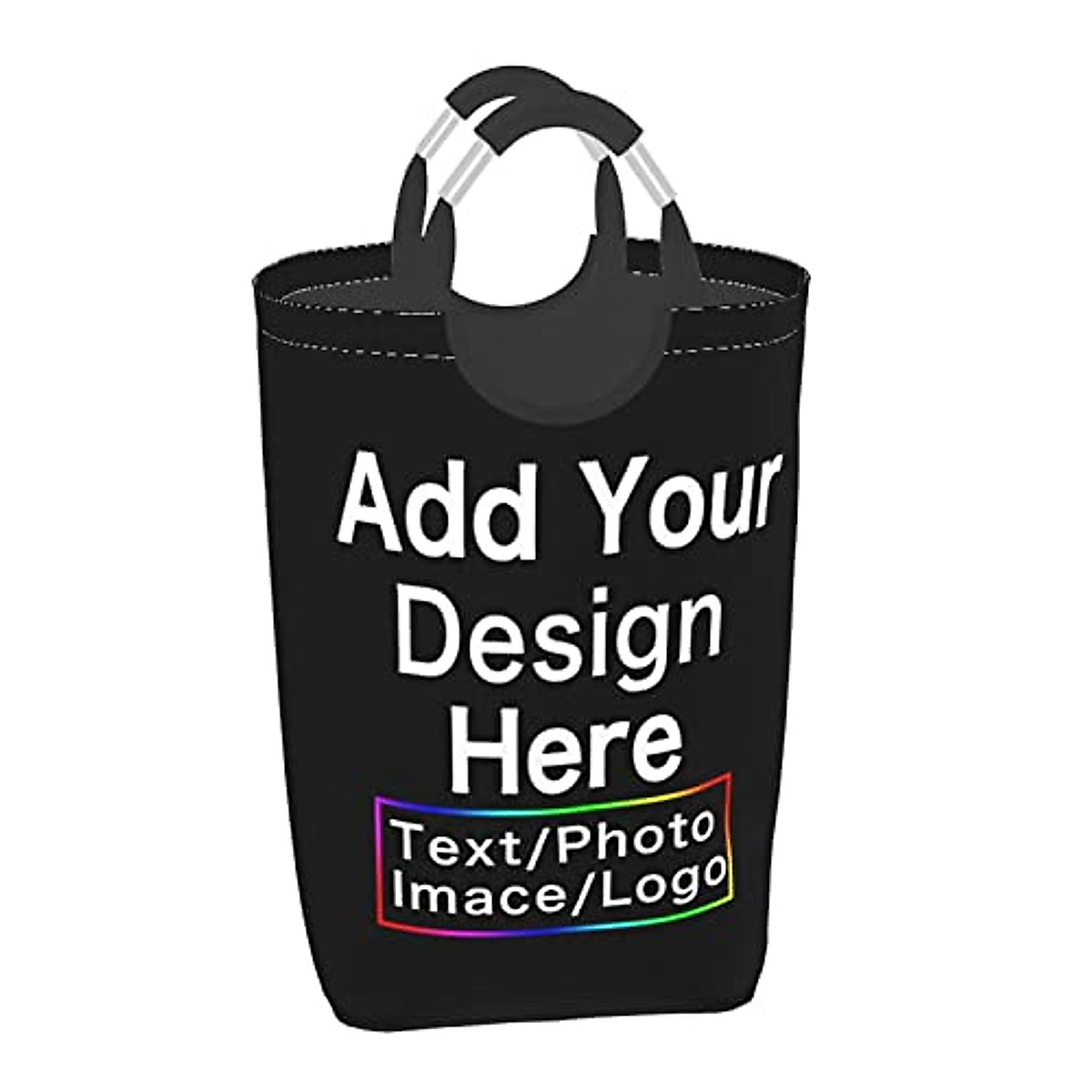 Custom Laundry Basket Personalized Laundry Basket Customized Laundry Basket with Photo/Text Collapsible Storage Basket