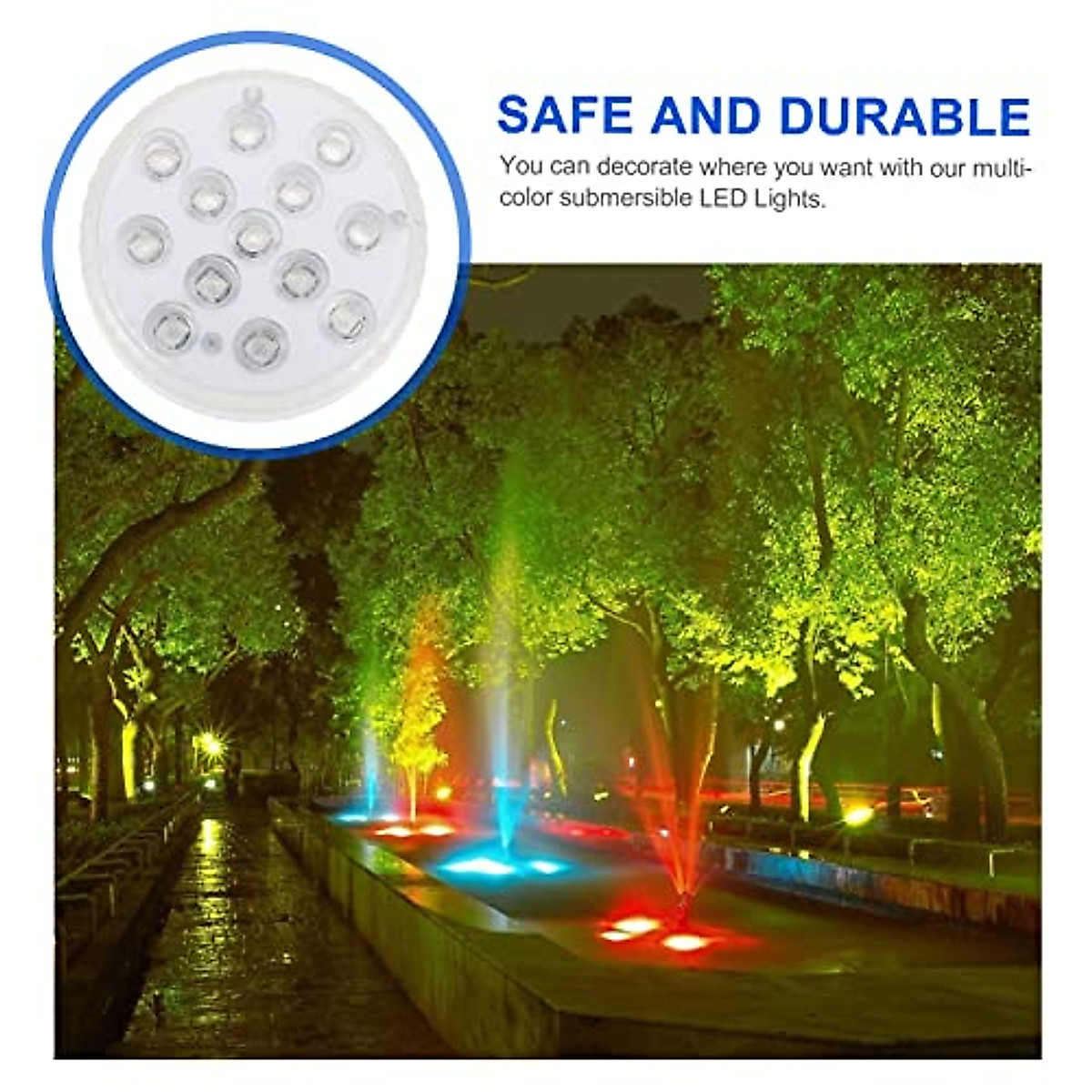 HANABASS 1 Set Suction Vase with Cup Remote Base Lamp White Fish Garden Pool Driving Underwater Ornament Tank Remoter Submersible Aquarium Light Pond Bathtub Lights Fountain for