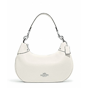 COACH Women's Mara Leather Hobo, Chalk