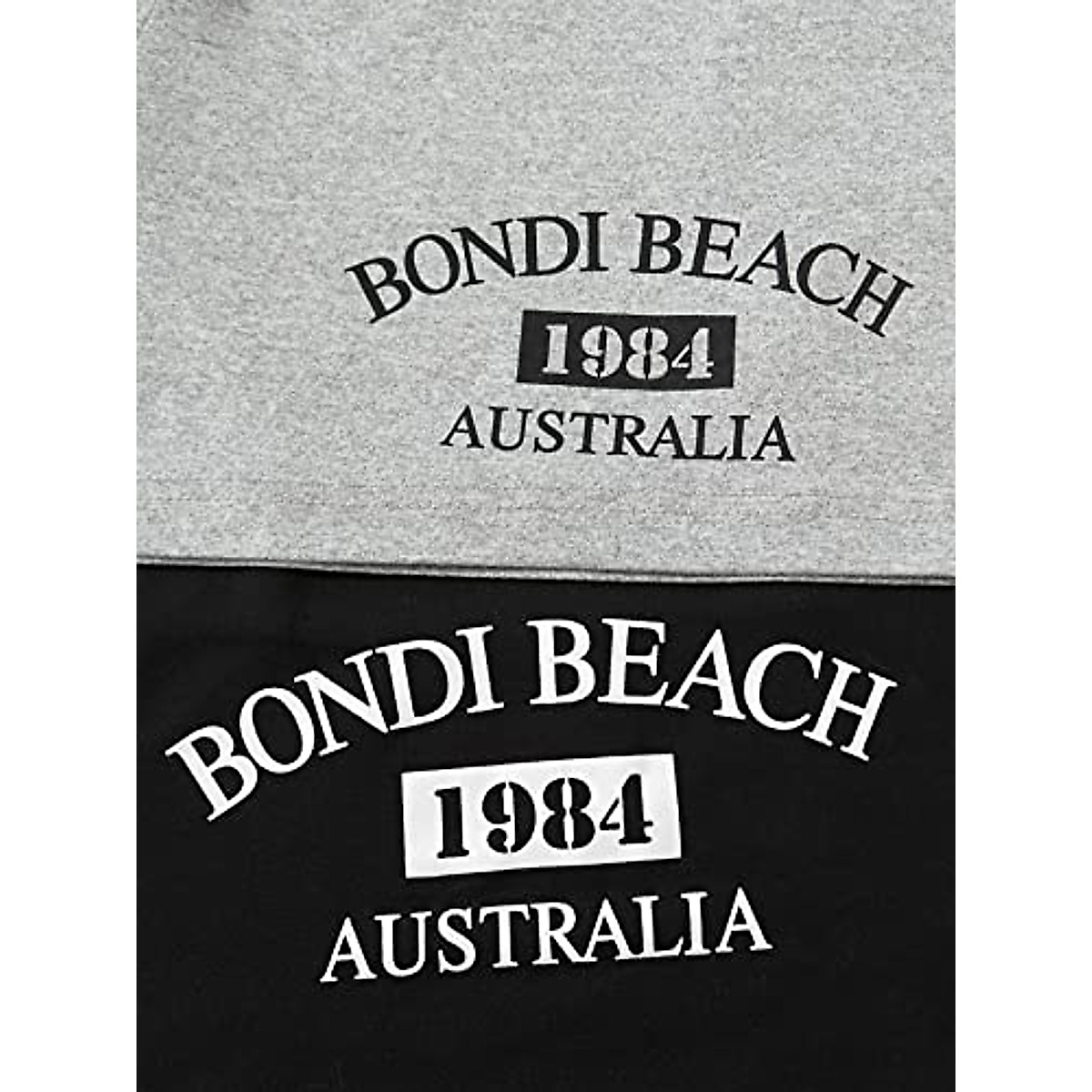 Verdusa Women's 3 Piece Tracksuit Letter Print Cami Top Crop Tank and Shorts Sets Black Grey XL