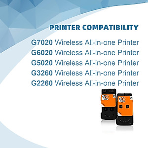 cocopas Remanufactured for Canon PIXMA G1220 1230 2270 3270 G3262 4270 G7020 G6020 G5020 G3260 G2260 MegaTank All-in-One Printer PrintHead refillable 8026 8035Combo Packs