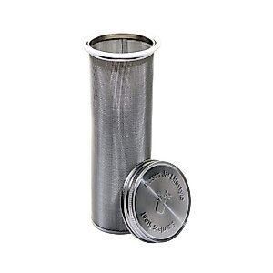 64oz Half Gallon Cold Brew Coffee and Tea Maker Stainless Steel Filter for Mason Jars With Lid and 2 Silicone Seals (No Jar)