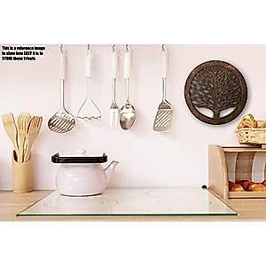 Set of 2 Wooden Trivets for Hot Dishes Pots and Pans Tea Pot Holders Nonslip Heat Resistant Kitchen Counter Accessories for Table Countertops (TRWAL) 8" Diameter Tree of Life Design