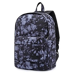 HotStyle 936Plus Tie Dye School Backpack Aesthetic Bookbag for Teen Girls, Black