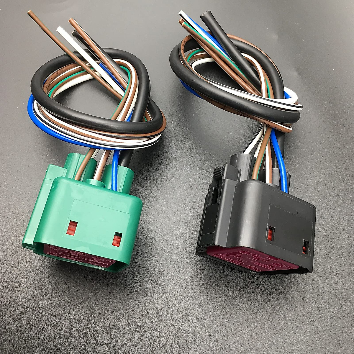 SET 2 FOR 6.0 6.4 7.3 Powerstroke Diesel Glow Plug Control Module GPCM Pigtail Connector 4C3Z-12B568-AA YC3Z-12B533-AA DY876 YC3Z12B533AA