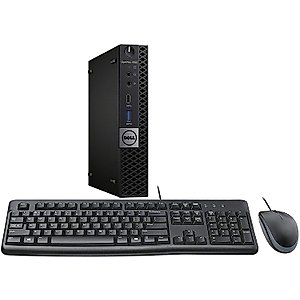 Dell Optiplex 7050 Micro Desktop, Intel i7, 32GB RAM, 256GB SSD, WiFi, Keyboard and Mouse, Windows 10 Pro (Renewed)