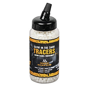 Game Face SAP2KGLW Tracer .12-Gram 6mm Glow In The Dark AirSoft BBs (2000-Count)