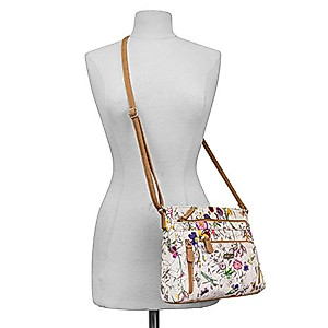 MultiSac womens Summerville East West Crossbody Bag Cross Body, Vienna/Hazelnut, One Size US