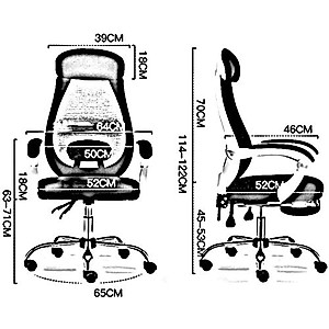 XZGDEN Lightweight Desk Chairs Swivel Chair,Computer Chair Household Lift Chair Ergonomic Swivel Chair Reclining Office Chair Kneeling Chair