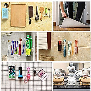 Nano Tape Double Sided Sticky Washable Multipurpose Adhesive Tape Traceless Washable, Heavey Duty Strong Sticky Mounting Tape Gel Poster Tape for Paste Items Office & Household (16.4Ft x 1.18In)